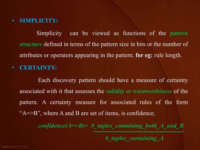 Data Mining Primitives Pptx Databases Computer Software And