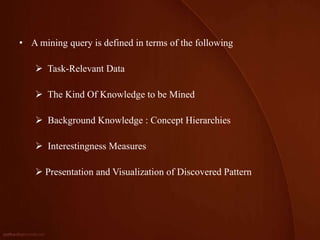 Data mining primitives | PPTX