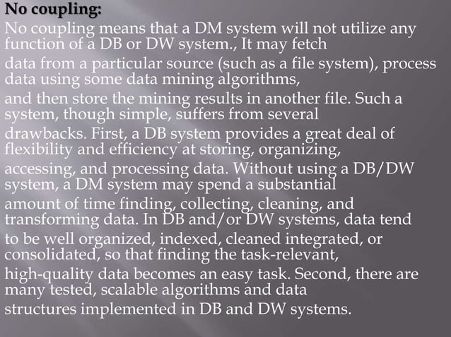 Data Mining Query Language Pptx Databases Computer Software And