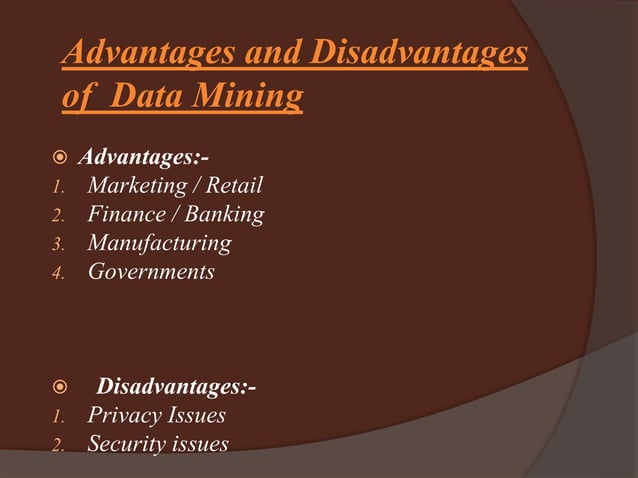 Data mining semiinar ppo | PPTX | Databases | Computer Software and Applications