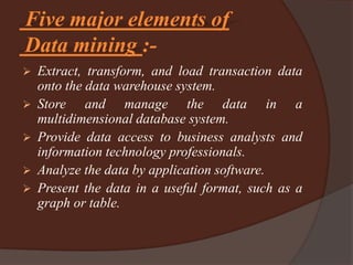 Data mining semiinar ppo | PPTX | Databases | Computer Software and Applications