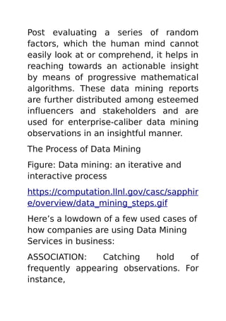 Data Mining Services in various types | PDF