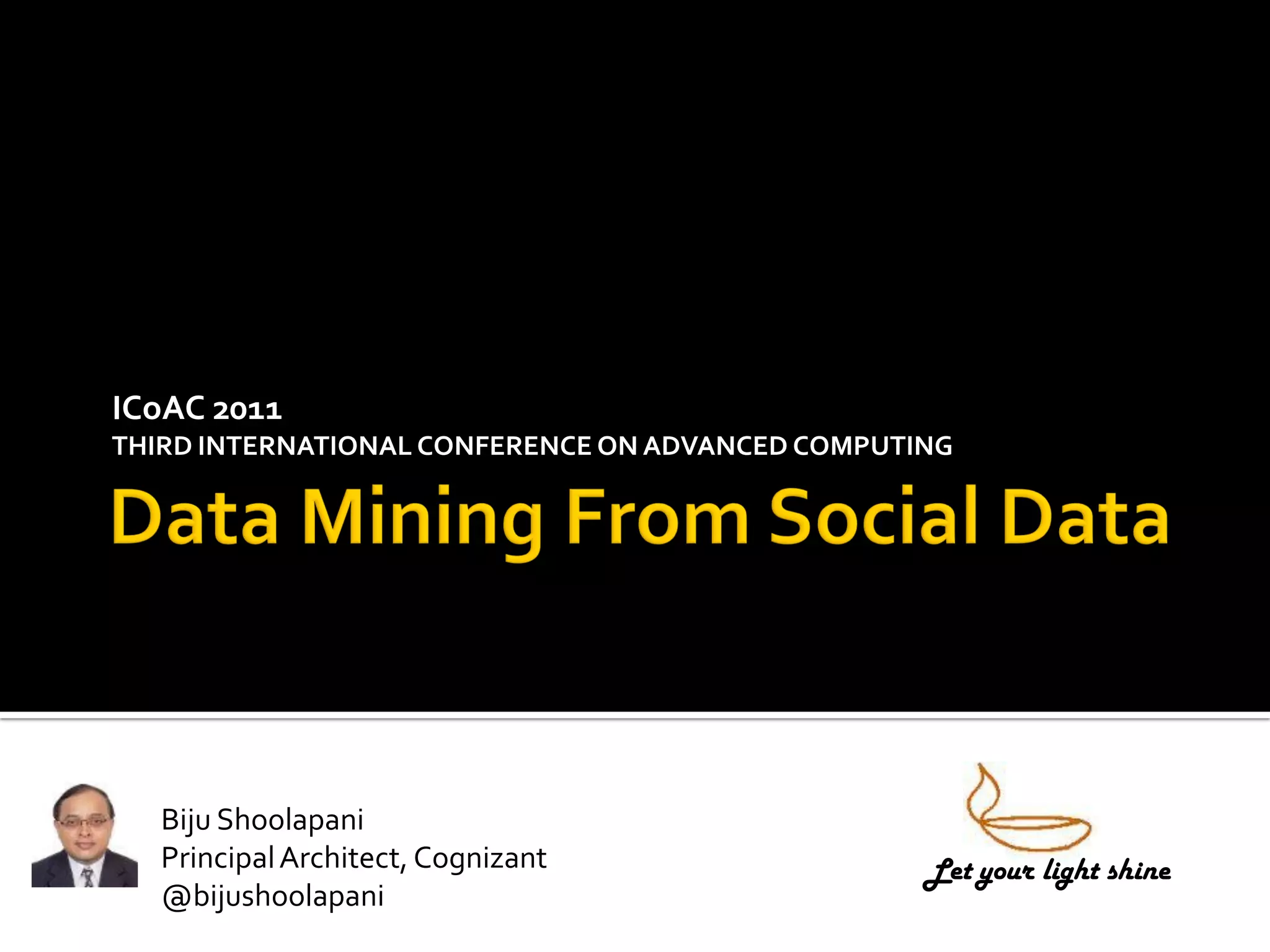 Data Mining Of Social Data Pdf Internet Computing