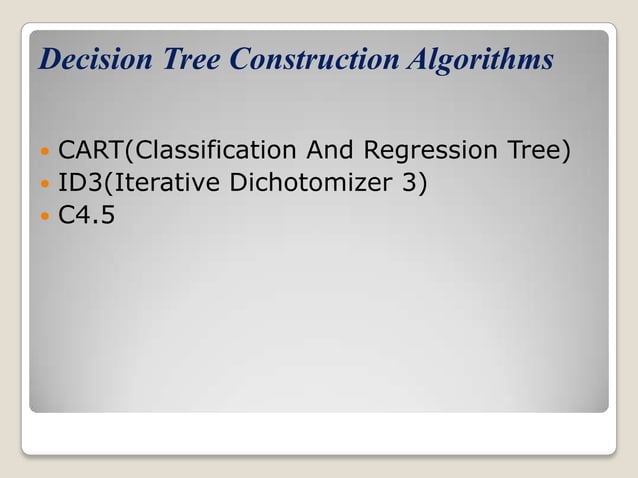 Data Mining Technique Decision Tree Pptx Computer Software And Applications Computing