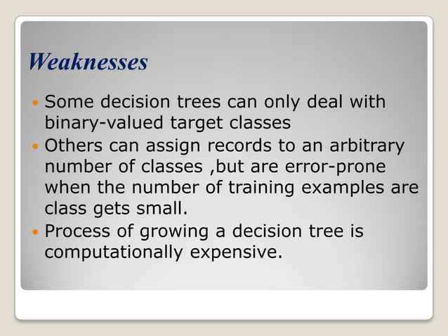 Data Mining Technique Decision Tree Pptx Computer Software And