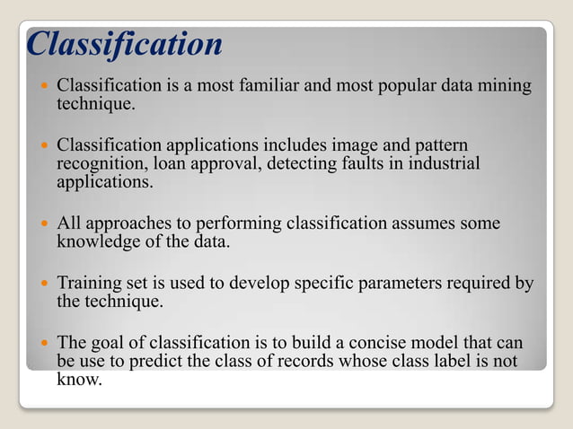 Data Mining Technique Decision Tree Pptx Computer Software And Applications Computing