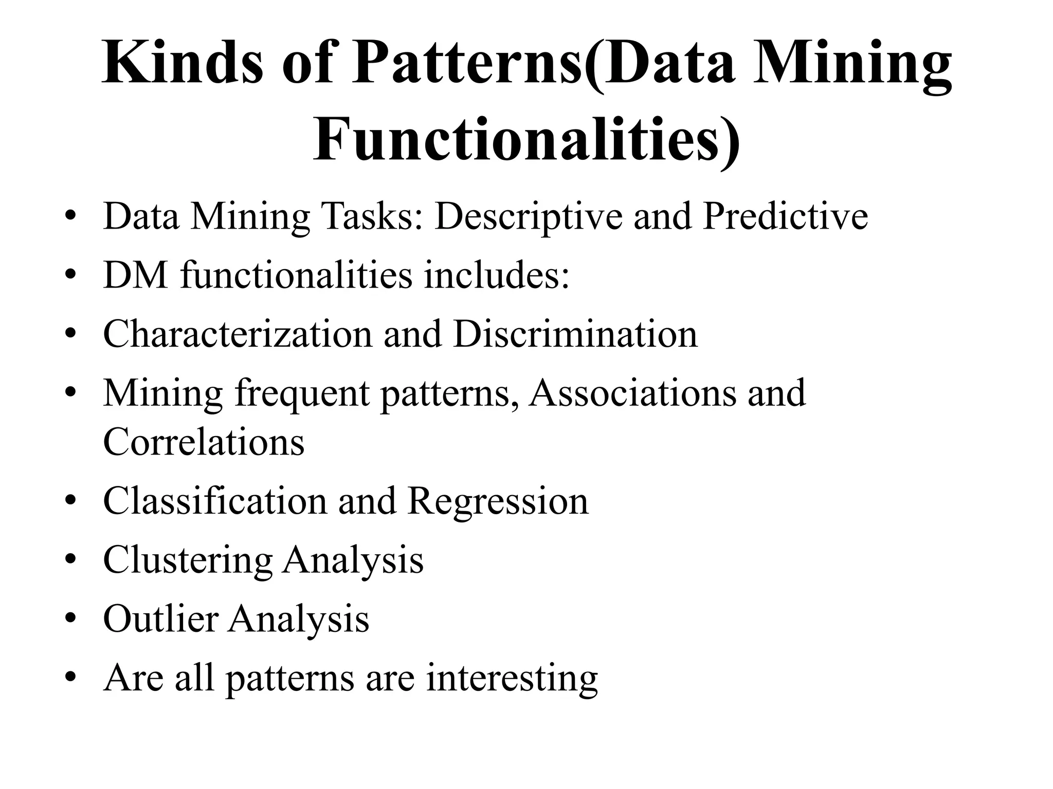 Data mining techniques unit 1 | PPT