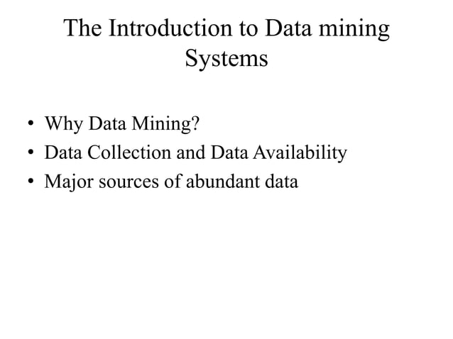 Data mining techniques unit 1 | PPT