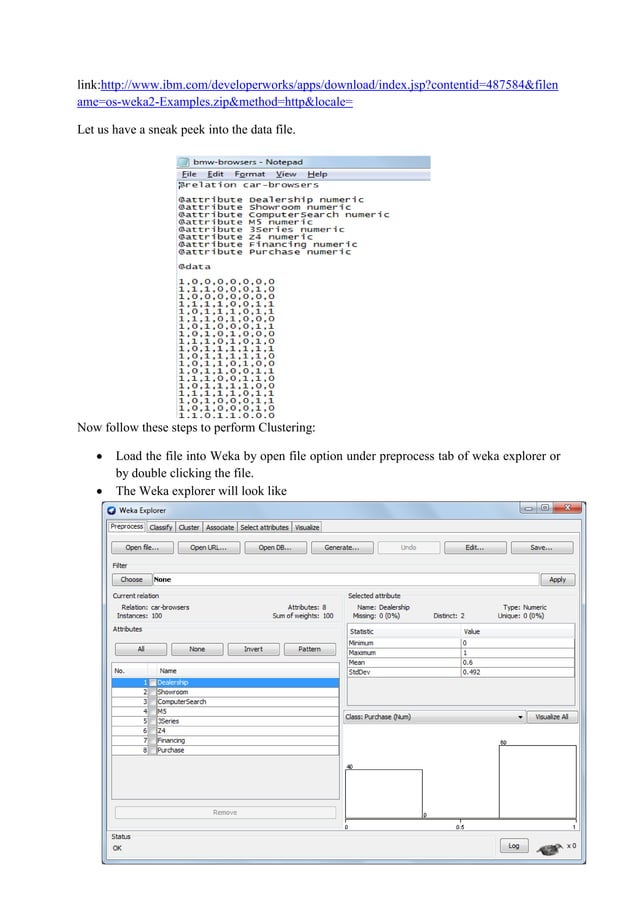 Data mining techniques using weka | DOCX | Computing | Technology & Computing