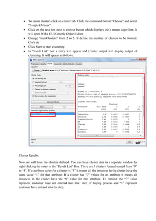 Data mining techniques using weka | DOCX | Computing | Technology & Computing