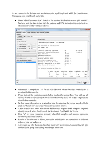 Data mining techniques using weka | DOCX | Computing | Technology & Computing