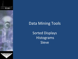Data mining tools | PPT