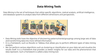 data mining tools.pptxvdvjdggmgmgelmgleg | PPTX