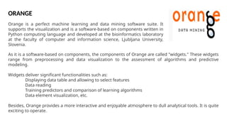 data mining tools.pptxvdvjdggmgmgelmgleg | PPTX