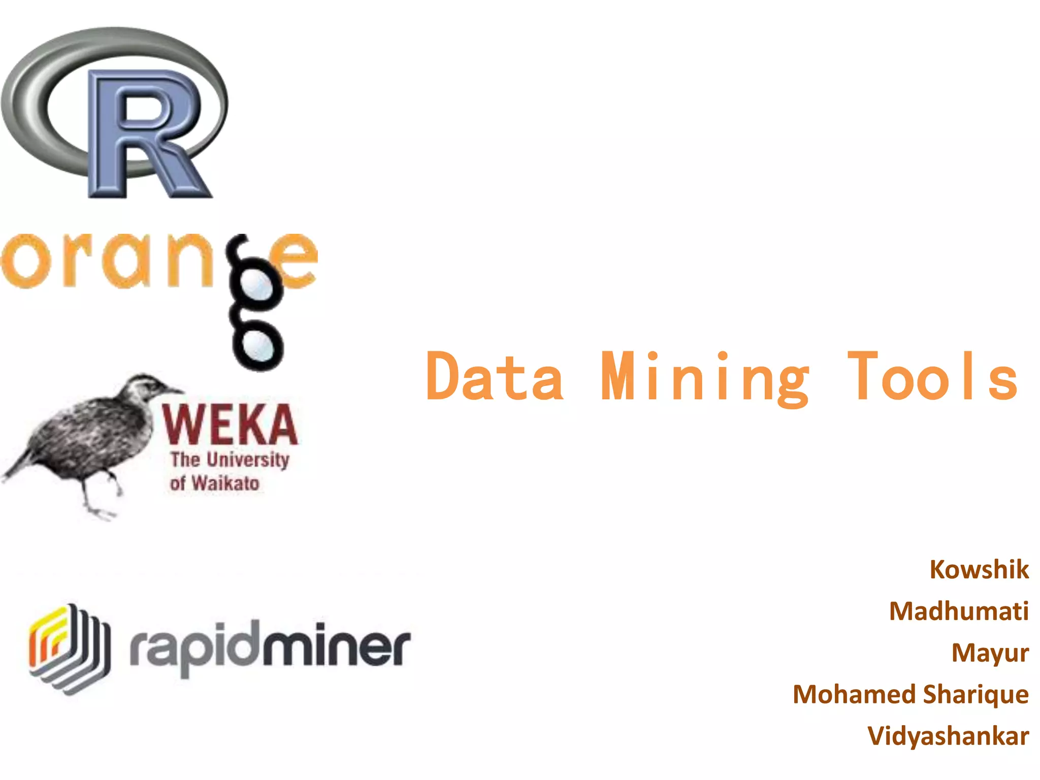 Data mining tools overall | PPT