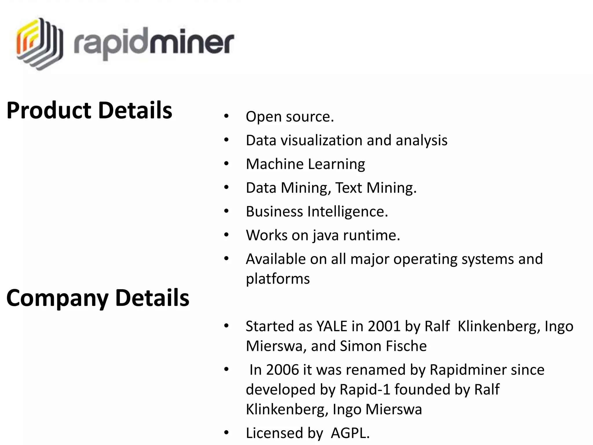Data mining tools overall | PPTX
