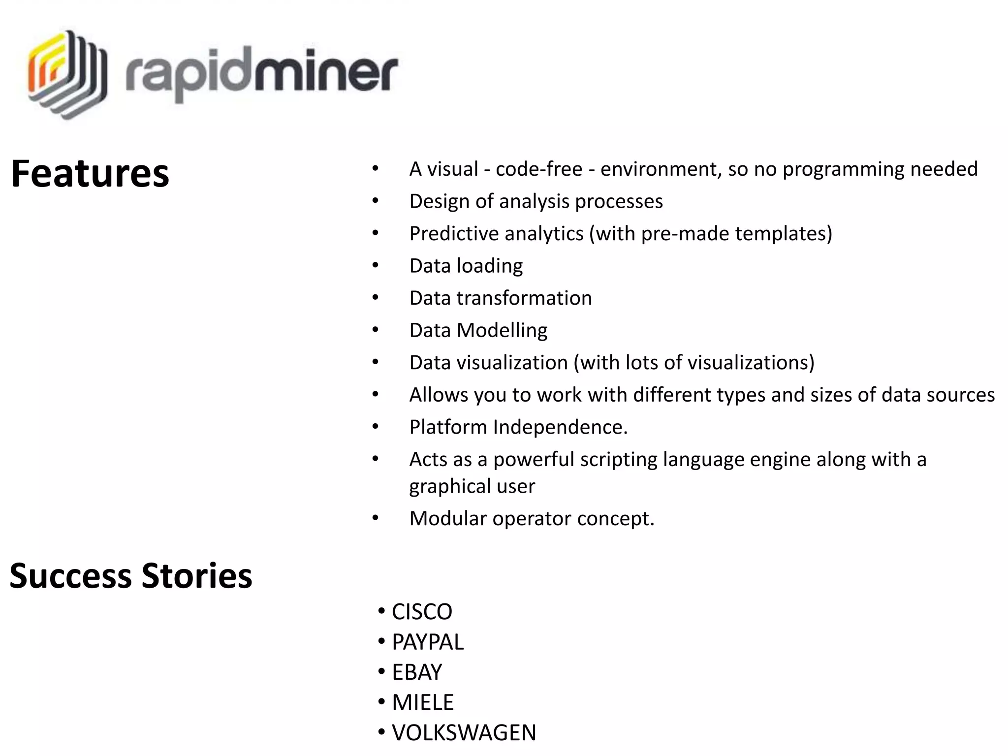 Data mining tools overall | PPTX