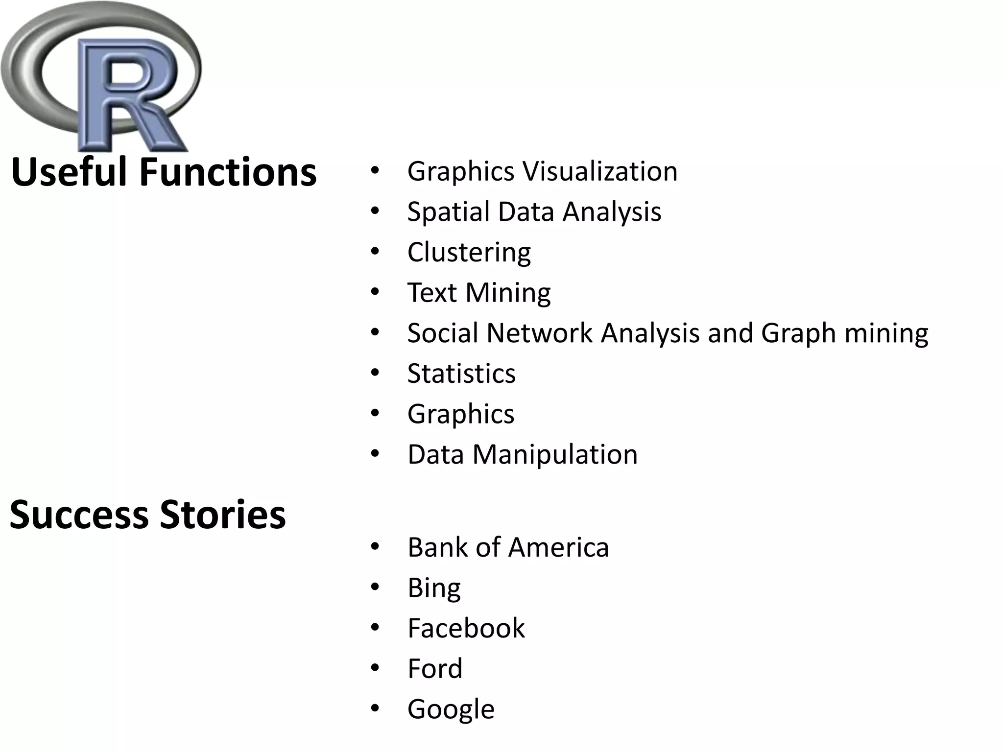 Data mining tools (R , WEKA, RAPID MINER, ORANGE) | PPTX