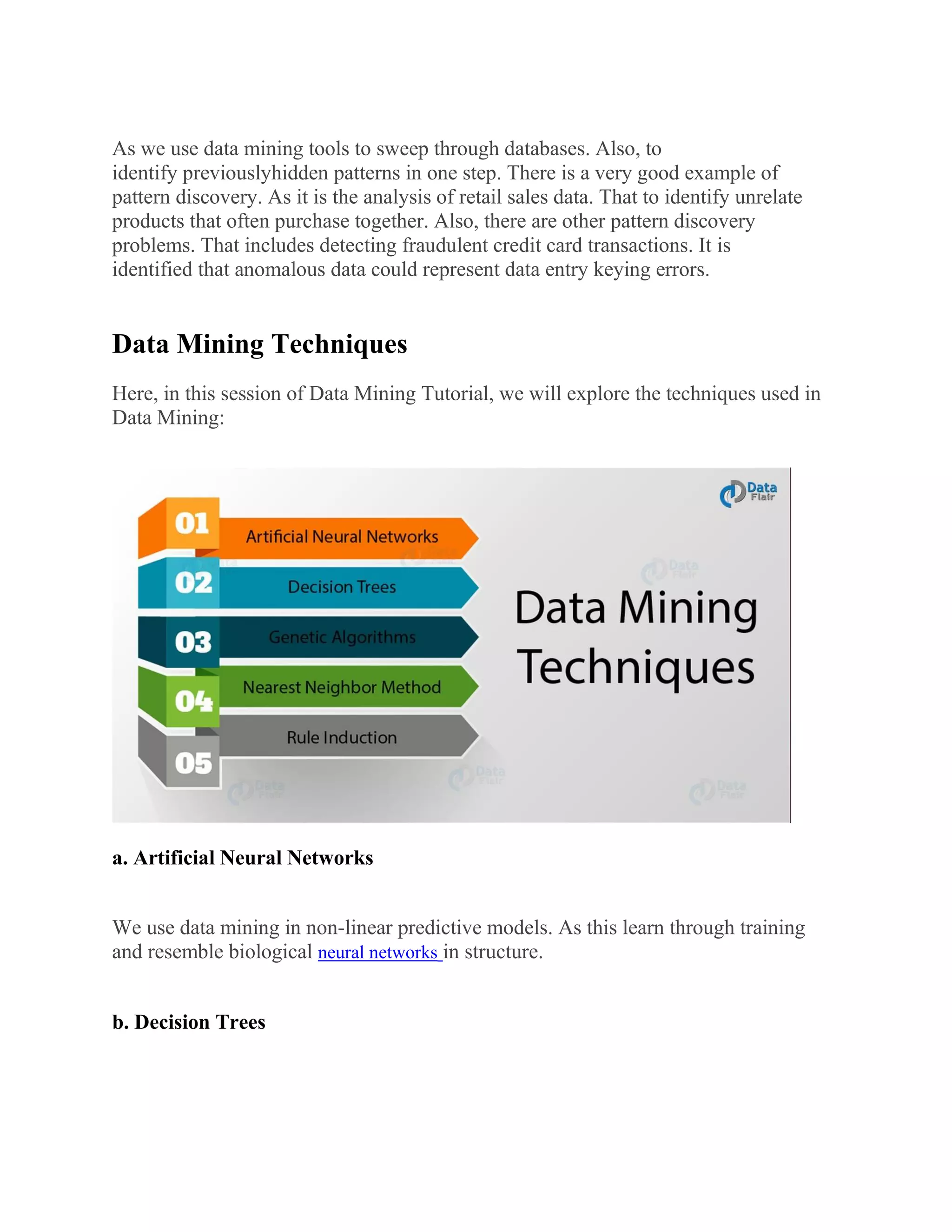Data Mining Tutorial Pdf Databases Computer Software And Applications