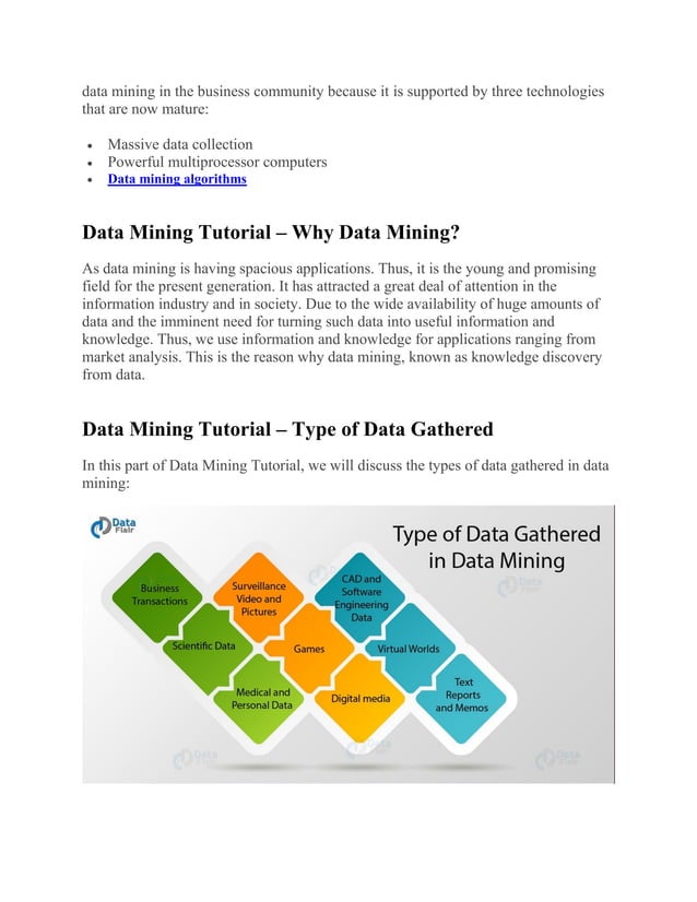 Data mining tutorial | PDF