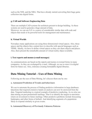 Data mining tutorial | PDF