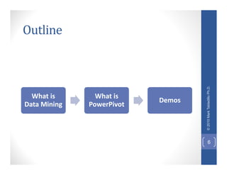 Data mining with excel 2010 and power pivot | PPT