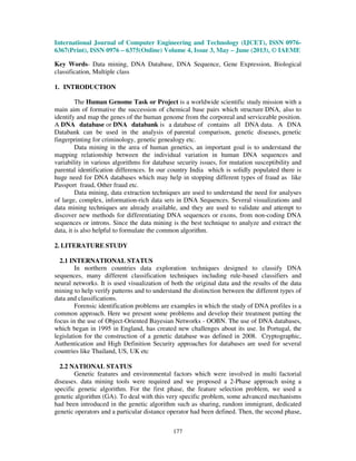 Data mining with human genetics to enhance gene based algorithm and | PDF