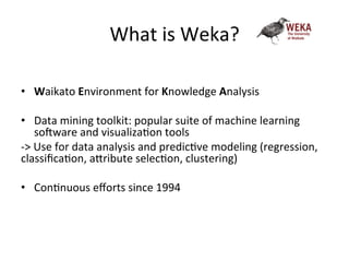 Data mining with Weka | PDF