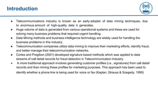 Data mining in telecommunication industry | PPTX