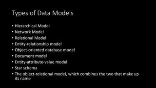 Data model | PPT