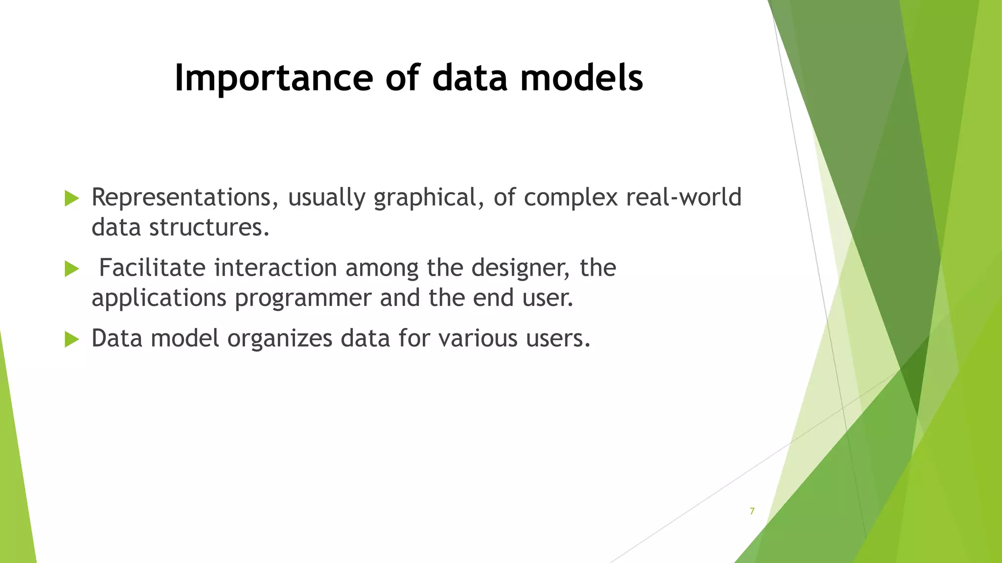 Data Model Pptx Databases Computer Software And Applications
