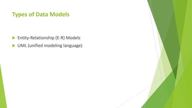 Data Modeling PPT | PPT