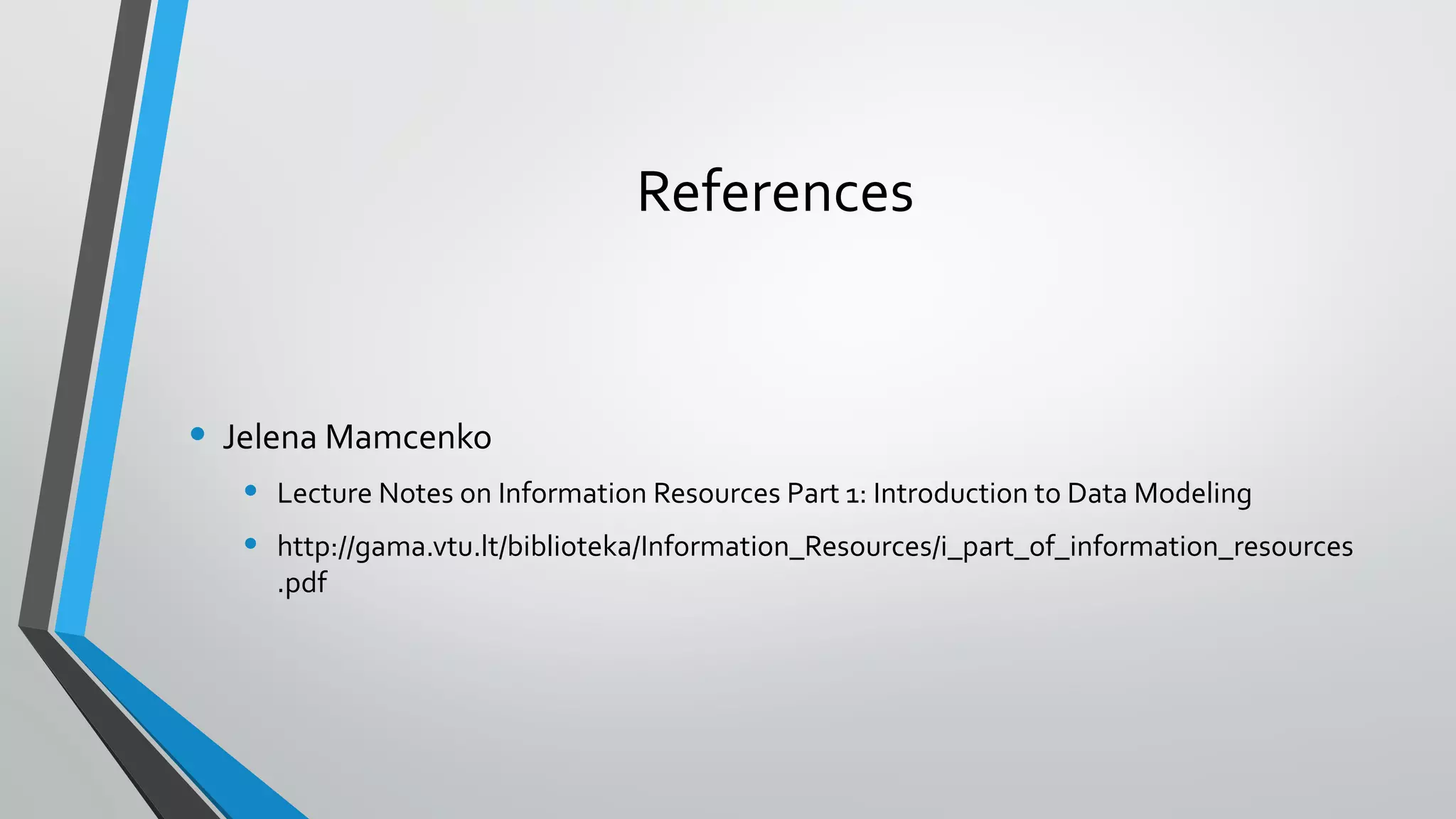 Data Modeling | PPT