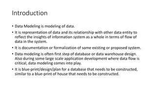 Data modeling | PPT