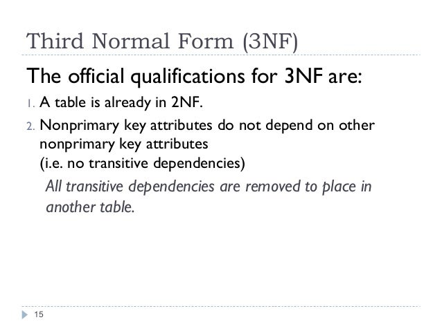 What Is Normalization 1nf 2nf 3nf Bcnf With Examples