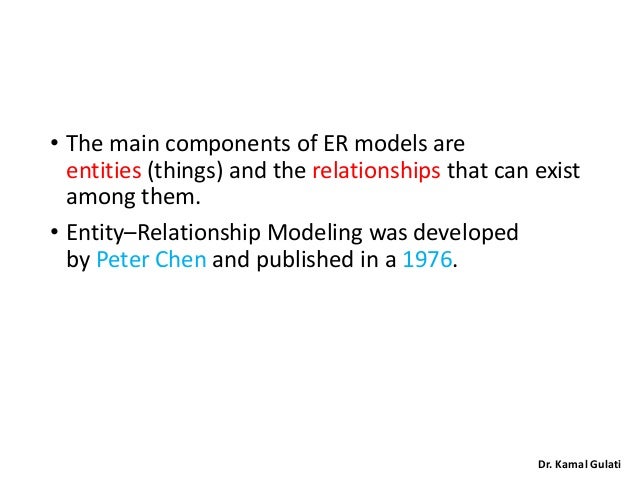 Fundamentals Of Data Modeling And Database Design By Dr Kamal Gulati