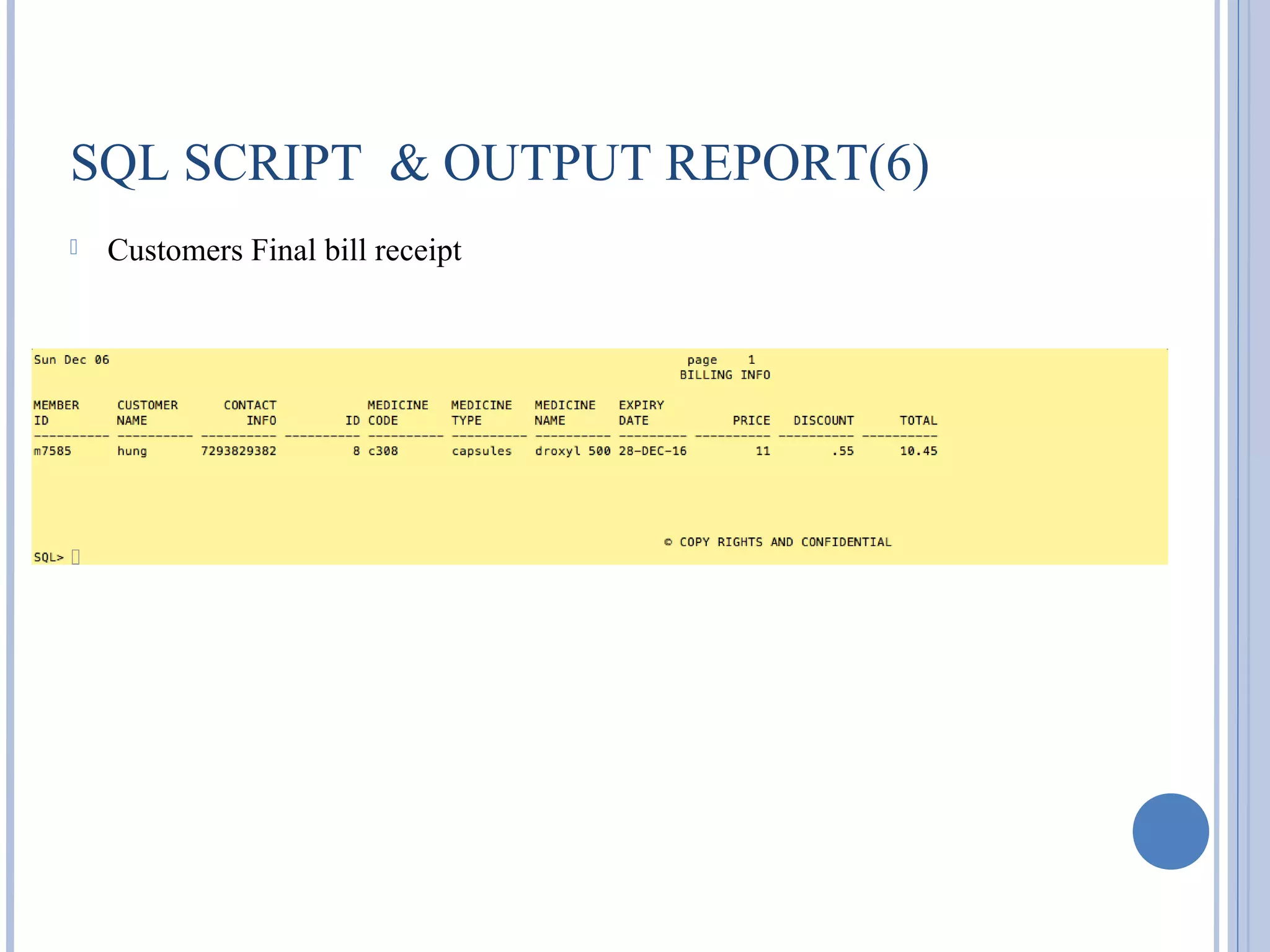 MEDICAL STORE MANAGEMENT SYSTEM | PPT