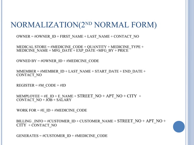 MEDICAL STORE MANAGEMENT SYSTEM | PPT | Databases | Computer Software ...