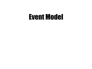 Modeling event data | PPT