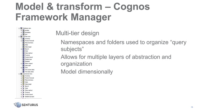 Data Modeling Comparison: Tableau, Cognos and Power BI | PPTX