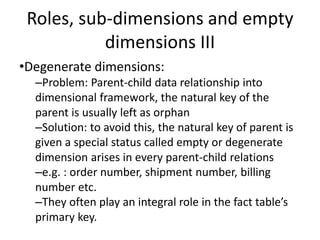 Data modeling dimensions for dta warehousing | PPT