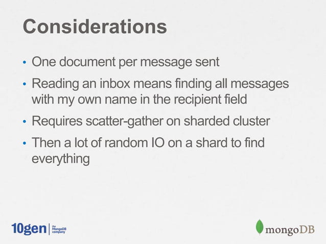 MongoDB Schema Design: Four Real-World Examples | PPT