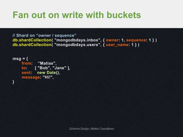 Schema Design - Real world use case | PPT