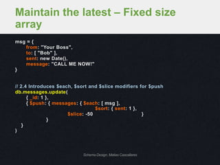 Schema Design - Real world use case