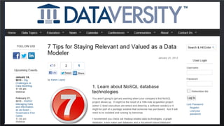 Big Challenges in Data Modeling: Data Modeling is Dead! Long Live Data ...