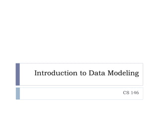 Data modelingpresentation | PPT