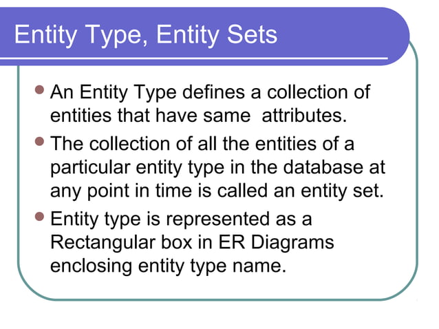 Data modeling using the entity relationship model | PPT | Databases ...