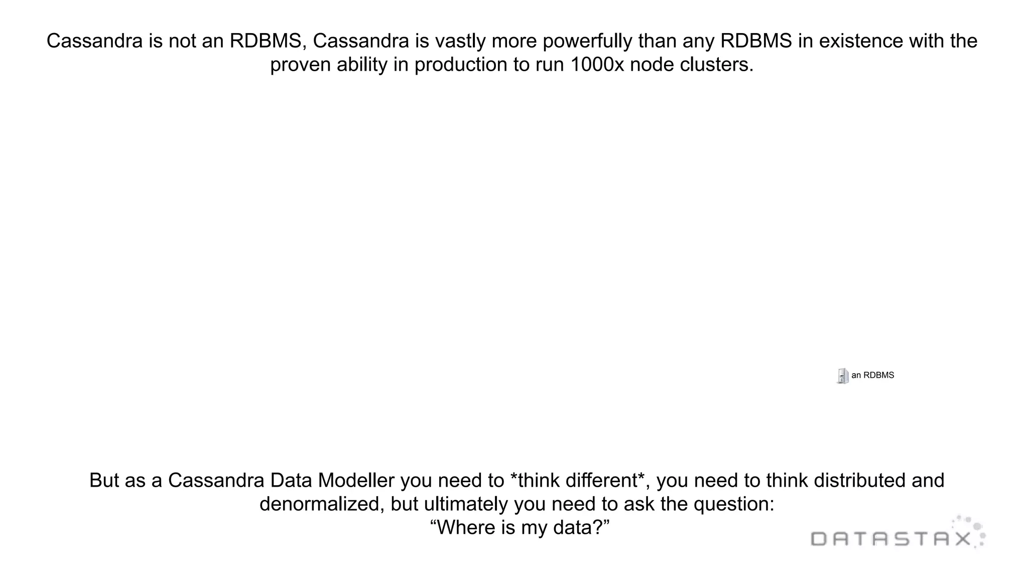 Apache Cassandra - Data modelling | PPT