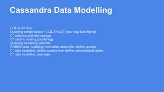 Apache Cassandra - Data modelling | PPT