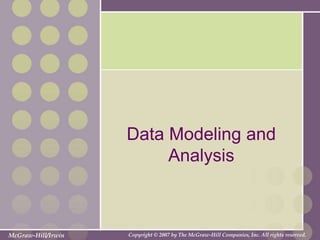 Data Modelling on the Relation between two or more variables | PPT